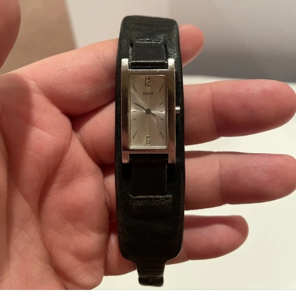 Guess | Accessories | Vintage Guess Womens Watch Leather Band Needs ...